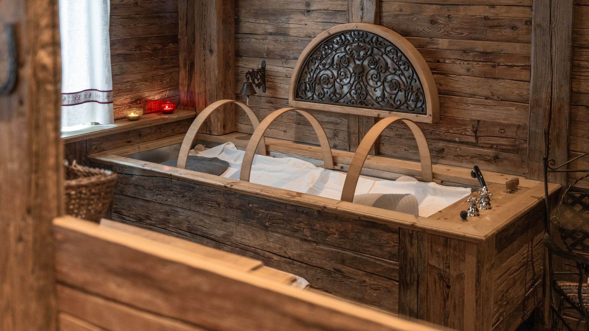 Our hay flower steam bath